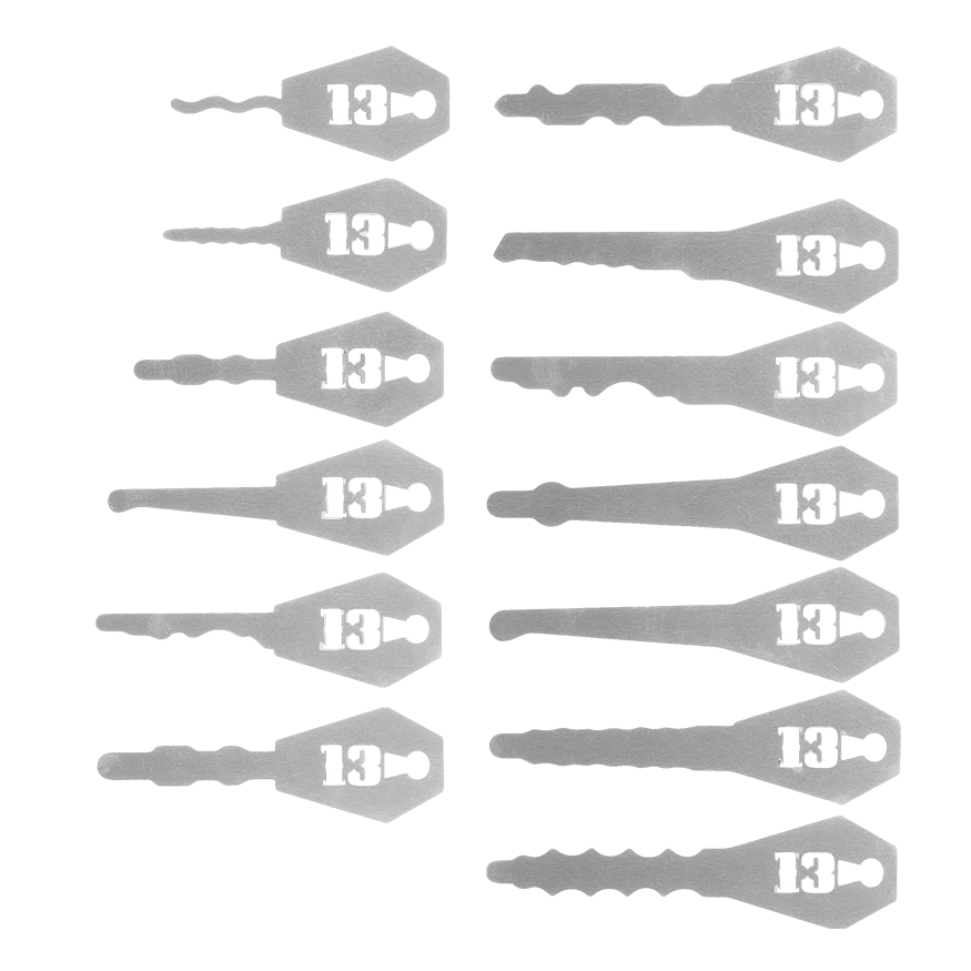 Coffin Jiggler keys (13p) – Lock401